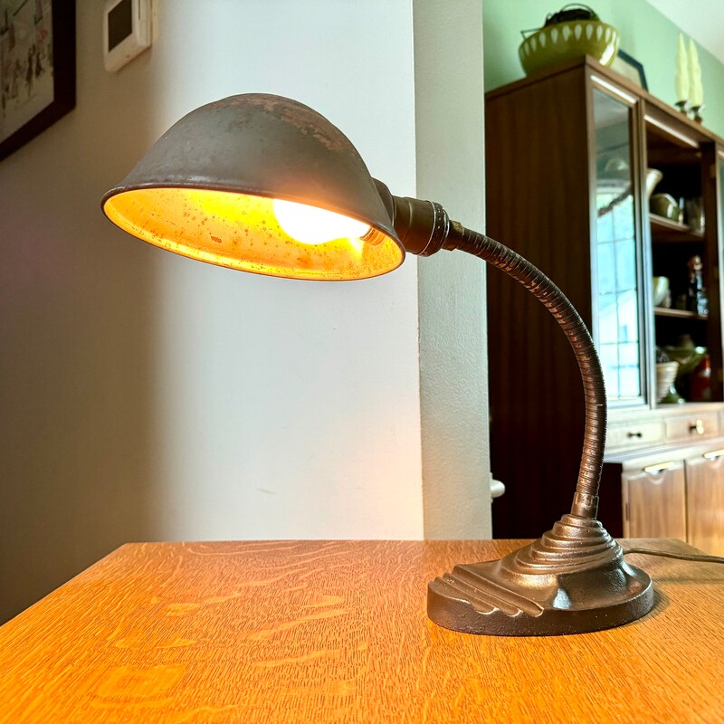 Rustic Desk Lamp - Etsy