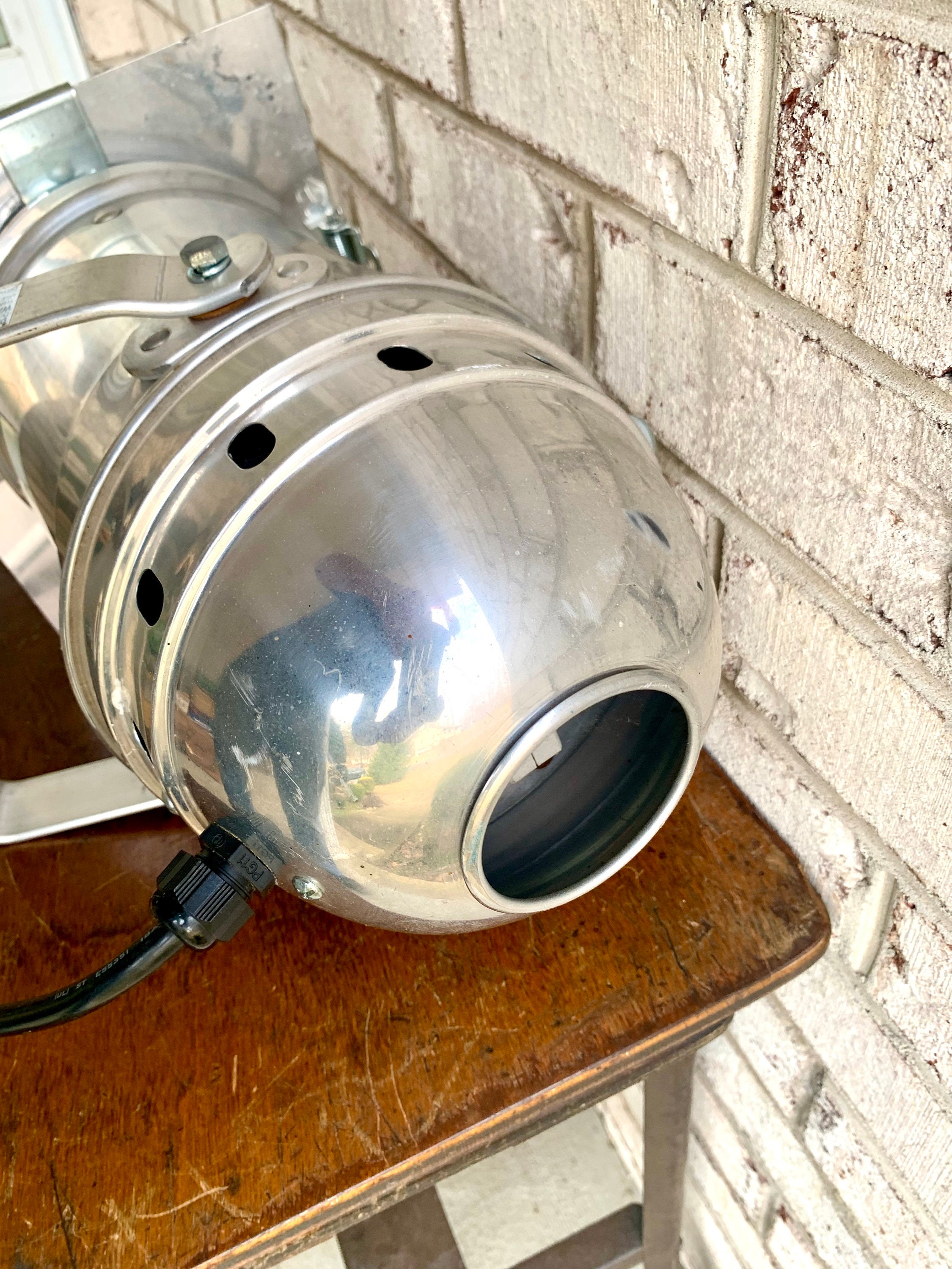 Vintage Aluminum Stage Light Theater Spot Light Metal - Etsy