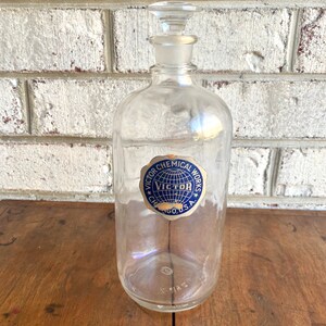 Vintage Victor Chemical Works Bottle | Apothecary Bottle | Pharmacy ...