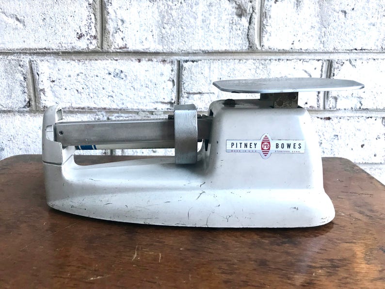 Vintage Pitney Bowes Postal Scale PB Postal Air Mail Scale | Etsy
