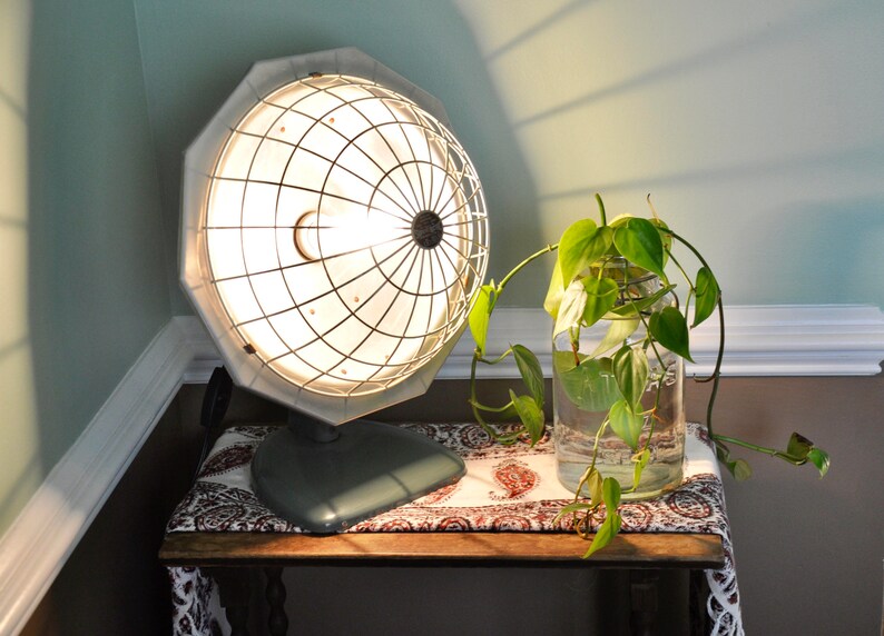 Repurpose Vintage Heater Lamp Vintage Space Heater Upcycled - Etsy