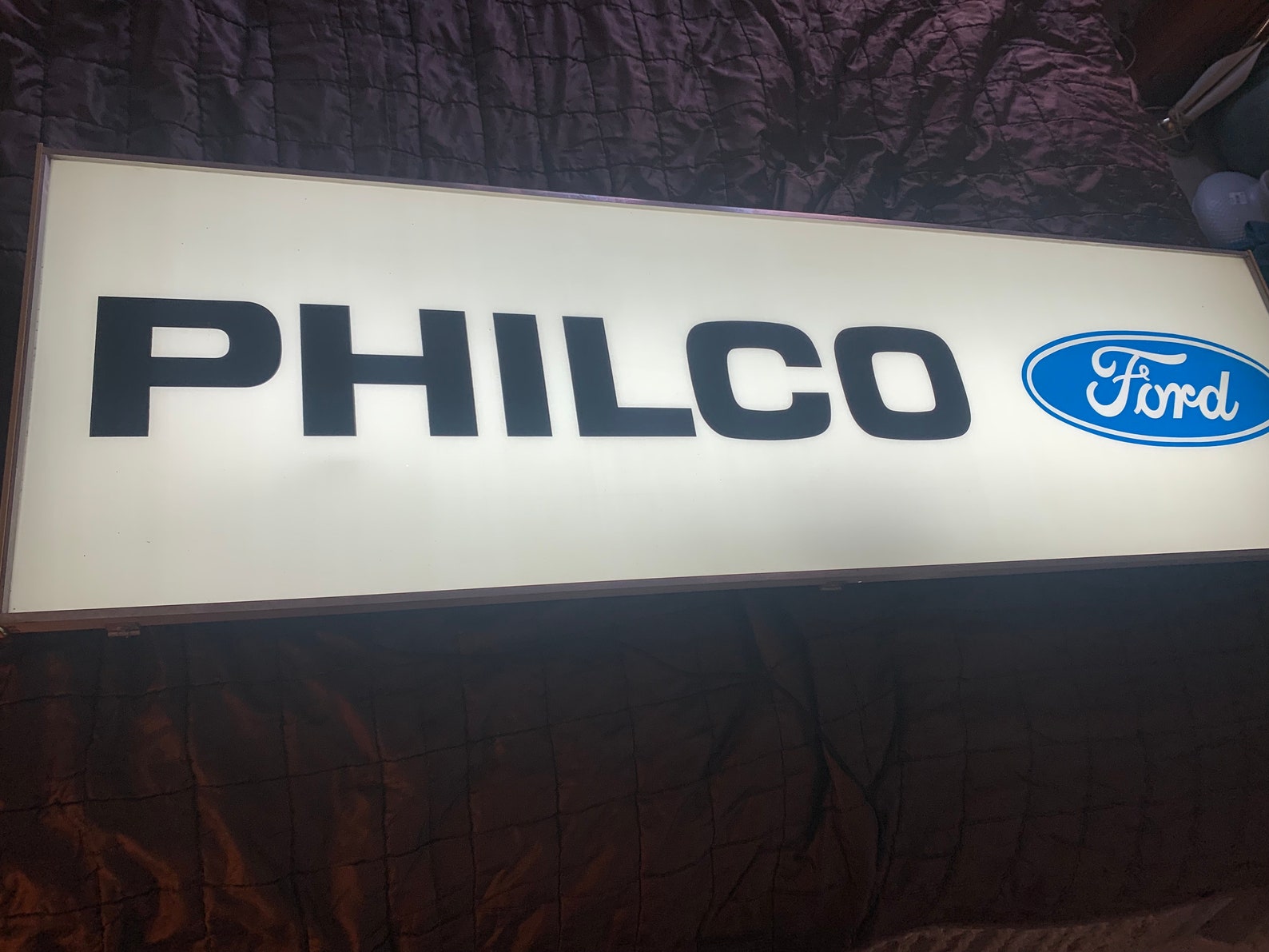 Vintage Philco Ford Light up Sign Ford Philco Dealership - Etsy