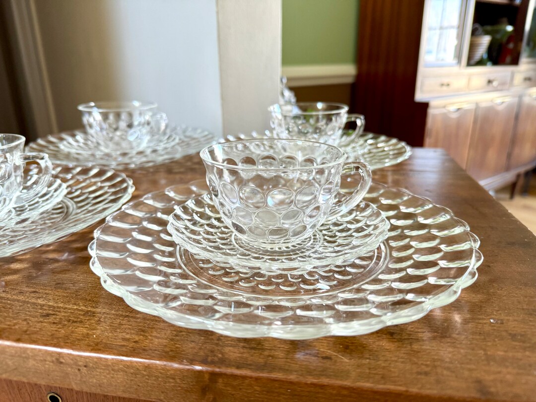 Vintage Set of Anchor Hocking Bubble Glass | Anchor Hocking Bubble ...