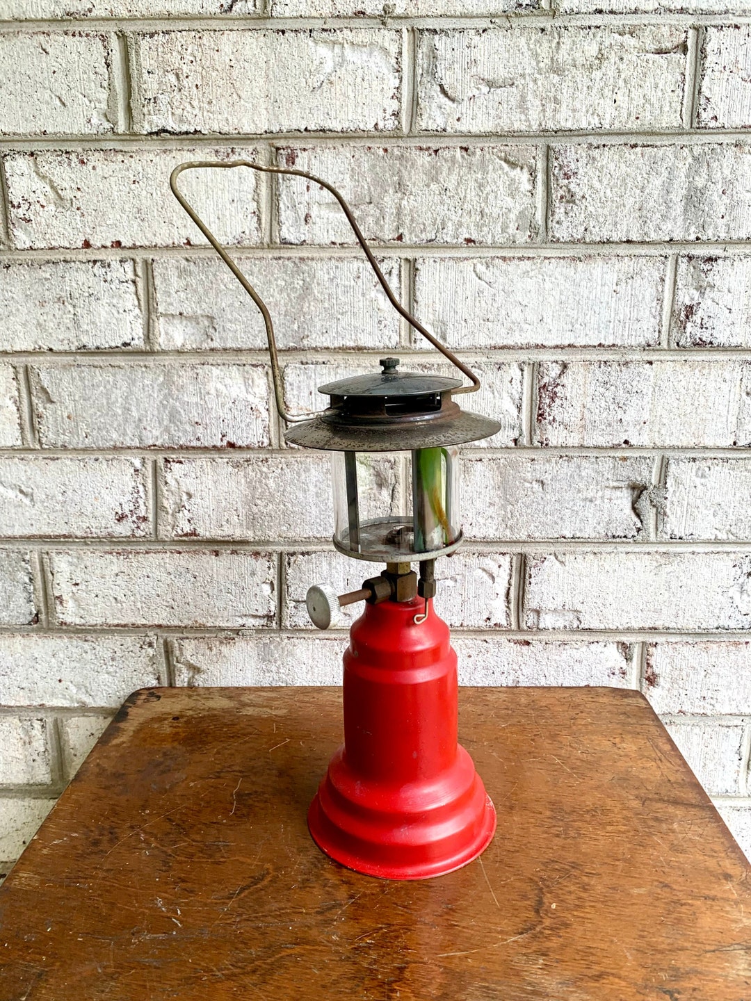 Vintage Red Prepo Fuel Lantern | Single Mantle Lantern | Prepo Lite ...