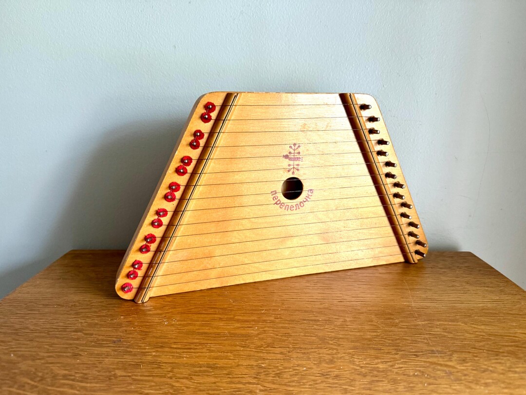 Vintage 1970's Music Maker Lap Harp | Nepenenoyka Wooden Lap Harp ...