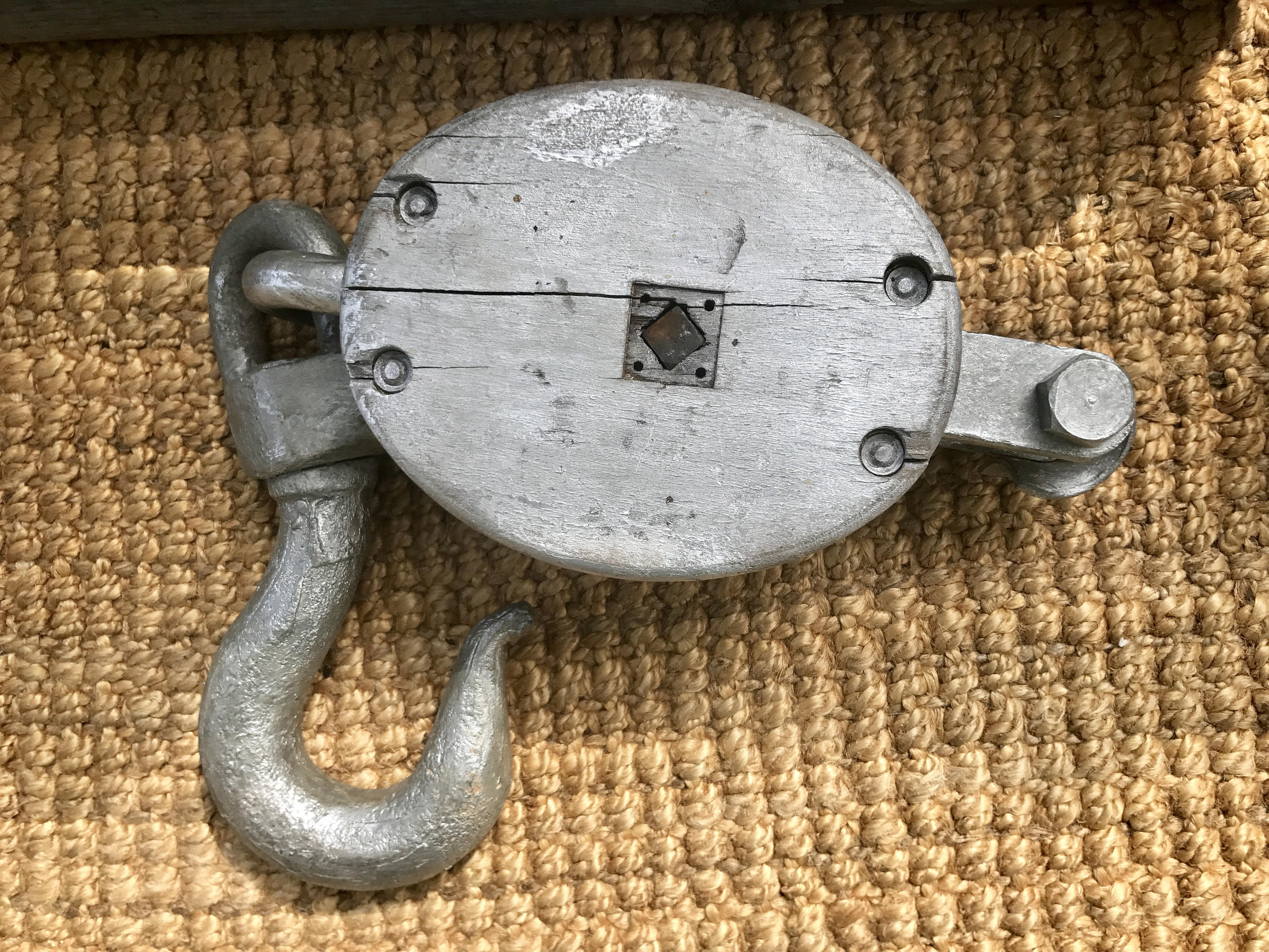 Antique Wooden Pulley Wood Block and Tackle Industrial | Etsy