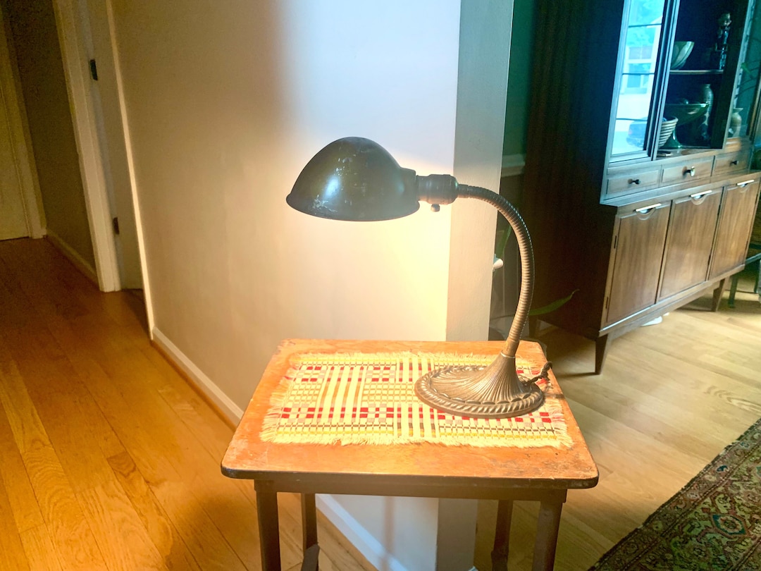 Vintage Eagle Goose Neck Lamp Industrial Adjustable Desk Lamp Eagle ...