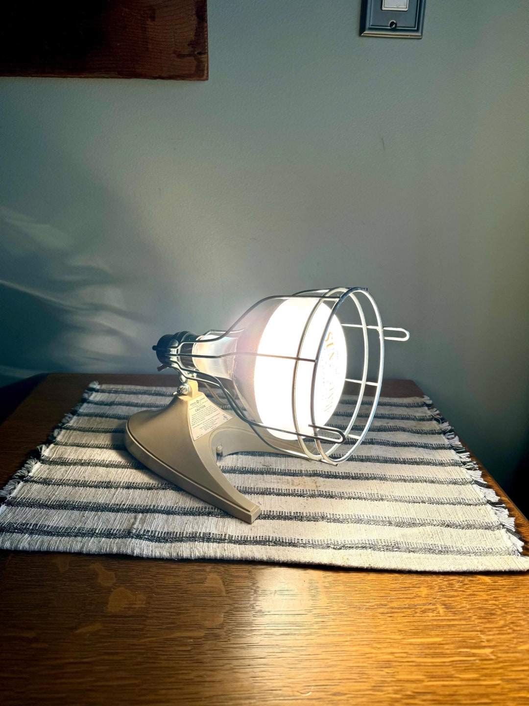 Vintage GE Chill Chaser Deluxe Infrared Heatlamp | Ge Infrared Heatlamp ...