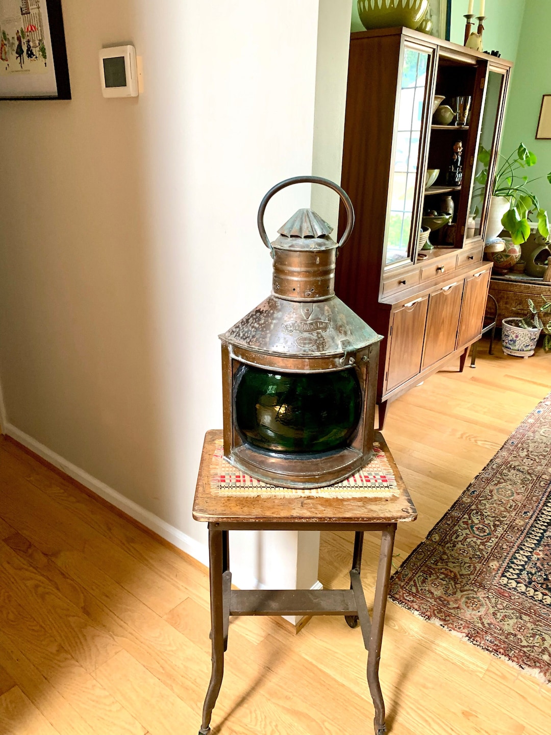 Vintage Large Ship's Starboard Lamp | Great Yarmouth Starboard Lamp ...