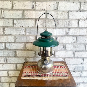 Vintage Coleman Model 228 Lantern| Coleman Nickel Plated Big Hat ...