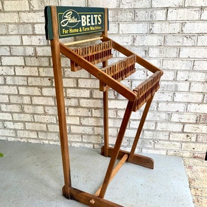 A Vintage Gates Belt Display | Gates Belt Display Store Rack ...