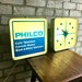 Working Philco Advertisement Wall Clock Philco Lighted Industrial Wall ...