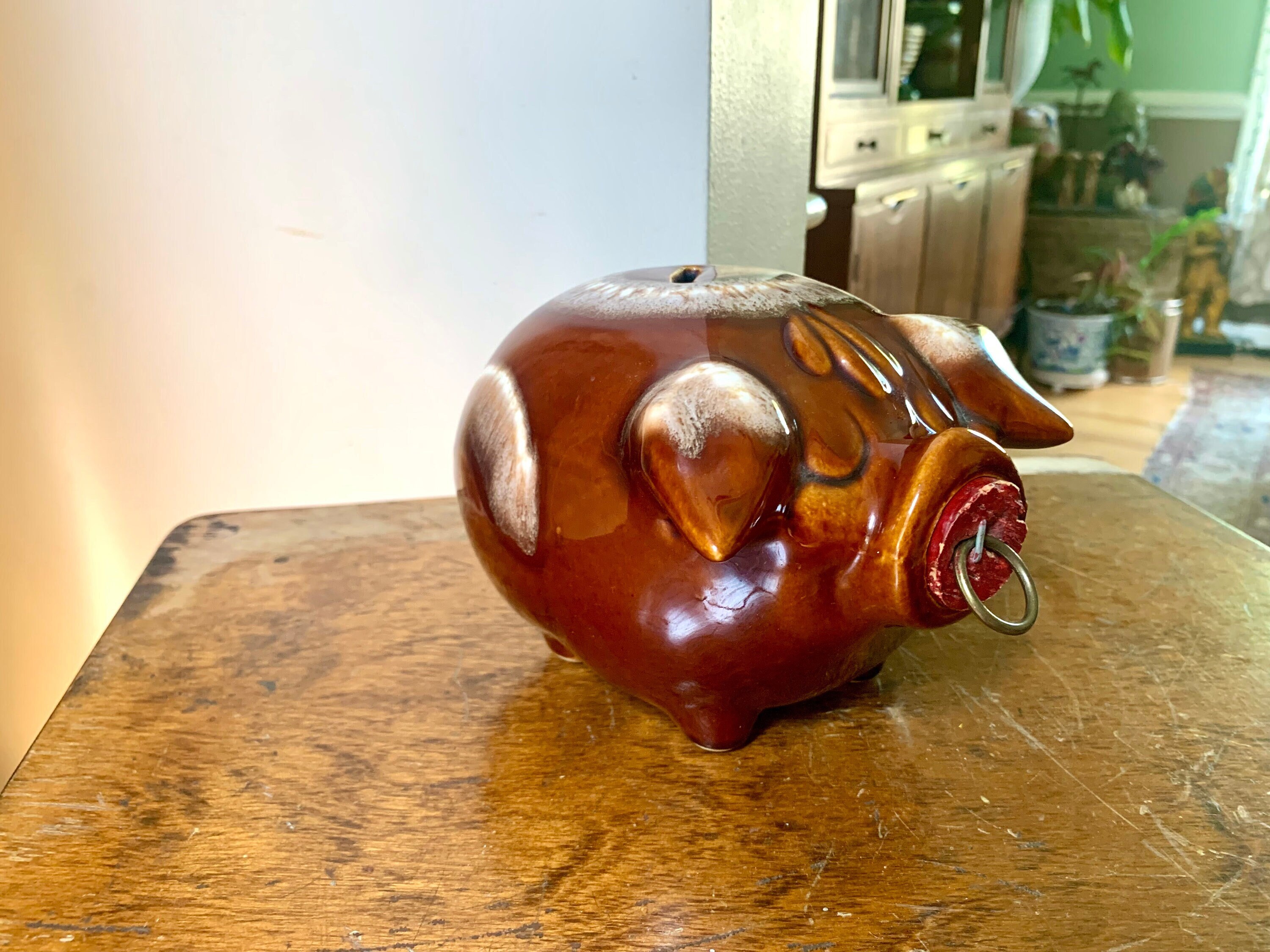 Hull Pottery Corky Pig Bank