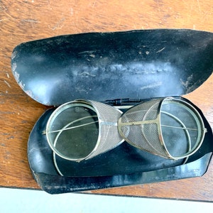1910's King's Wire Rim Safety Glasses | Saniglas Metal Safety Goggles ...