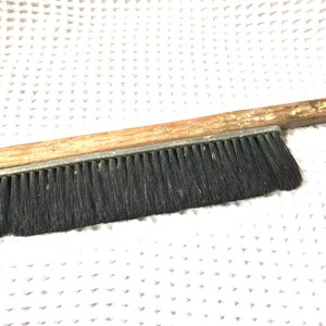Vintage Large Wood Handled Wall Paper Brush | Rustic Bristle Brush ...