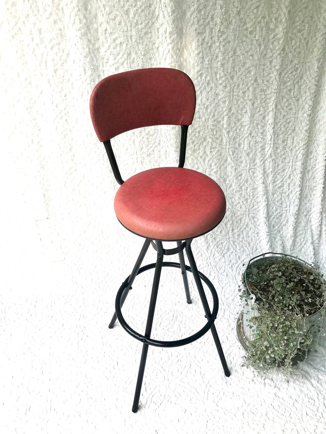 Vintage Cosco Stool Rustic Painted Kitchen Stool Mid - Etsy