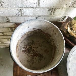 Rustic Minnow Bucket | Metal Bait Bucket With Net | Two Piece Minnow ...