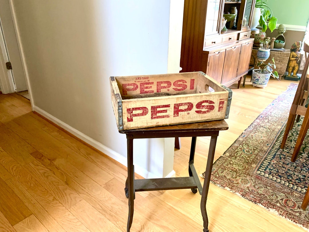 Vintage Pepsi Crate | Rustic Original Pepsi Crate | Pepsi Cola ...