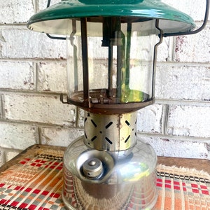 Vintage Coleman Model 228 Lantern| Coleman Nickel Plated Big Hat ...