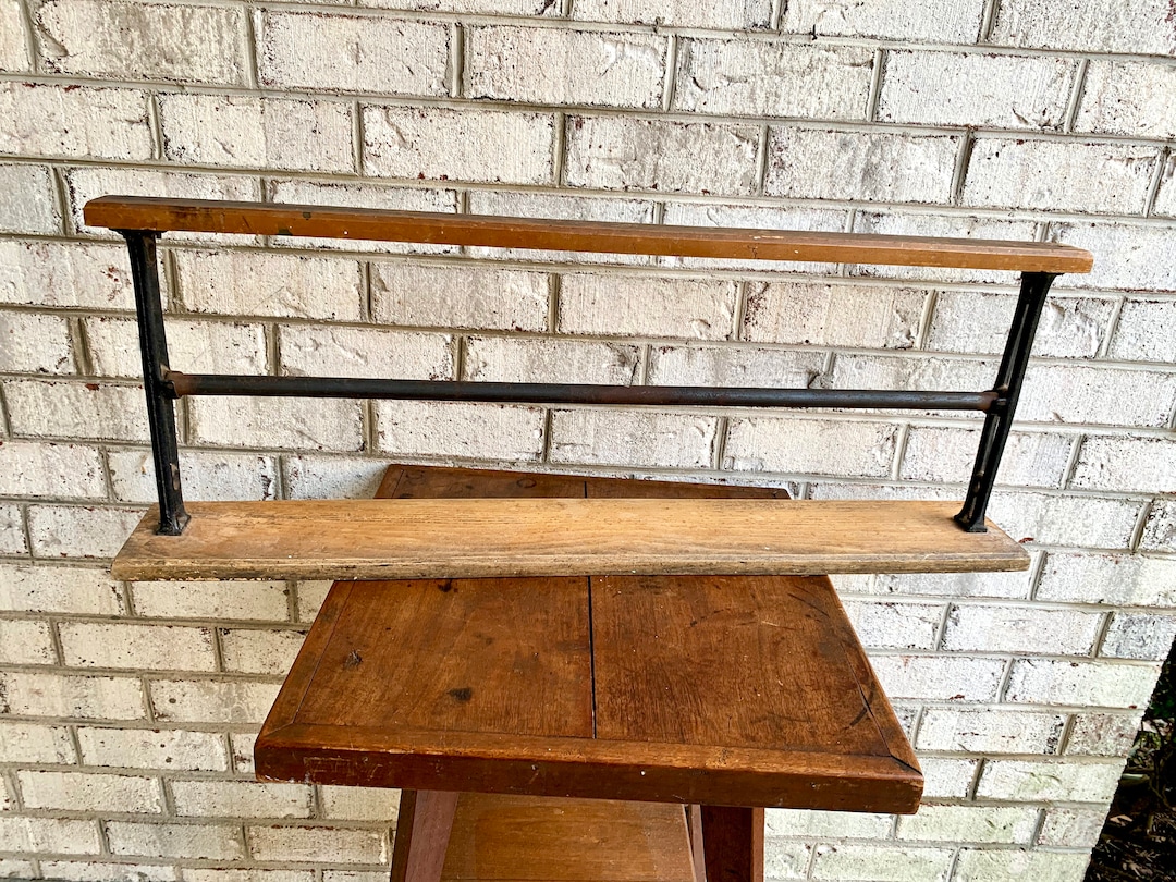 Cast Iron and Wood Paper Roll Holder | Paper Roll Holder | Packing ...