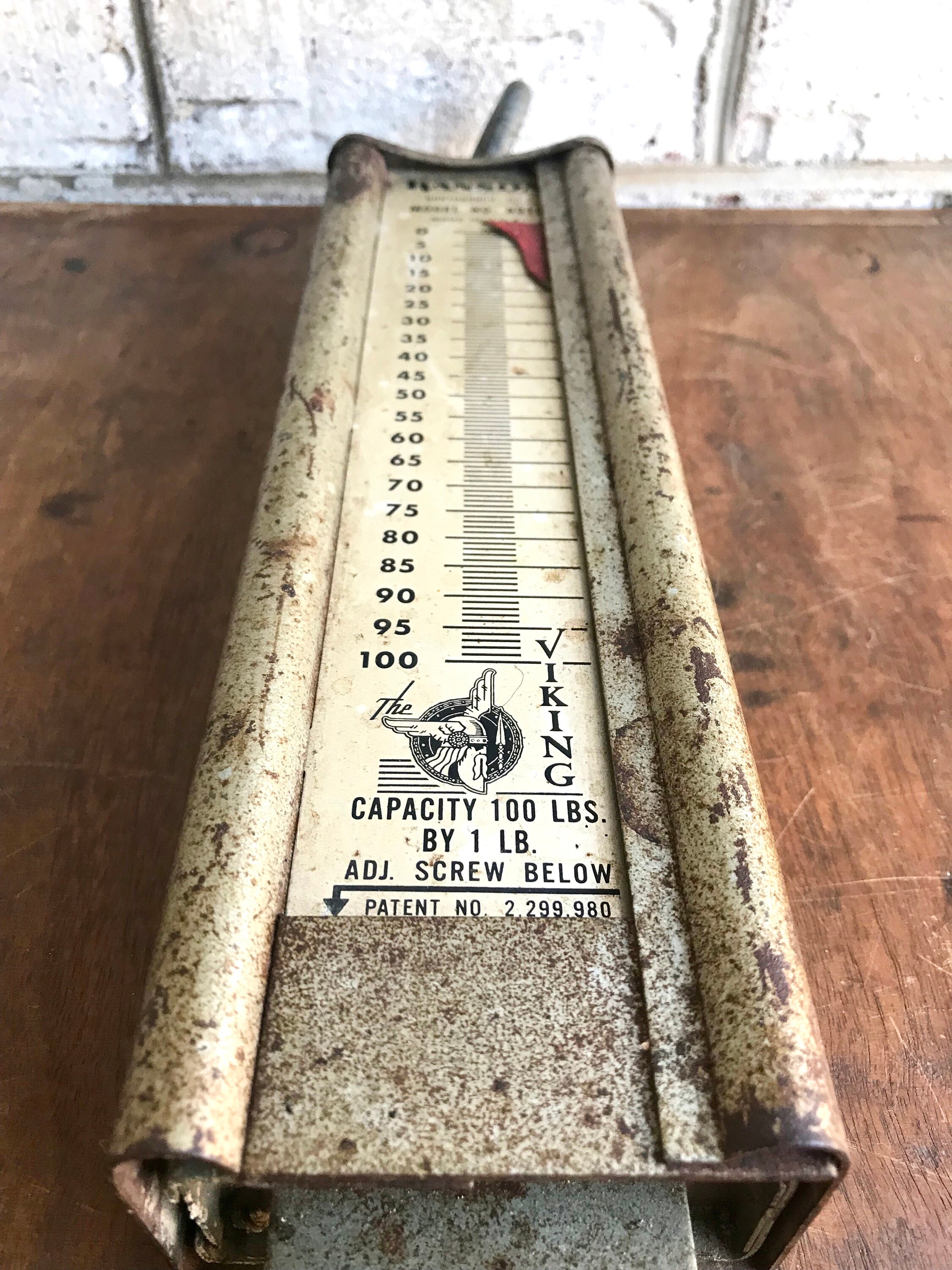 Vintage Hanson Hanging Scale The Viking 100 lb. Scale | Etsy