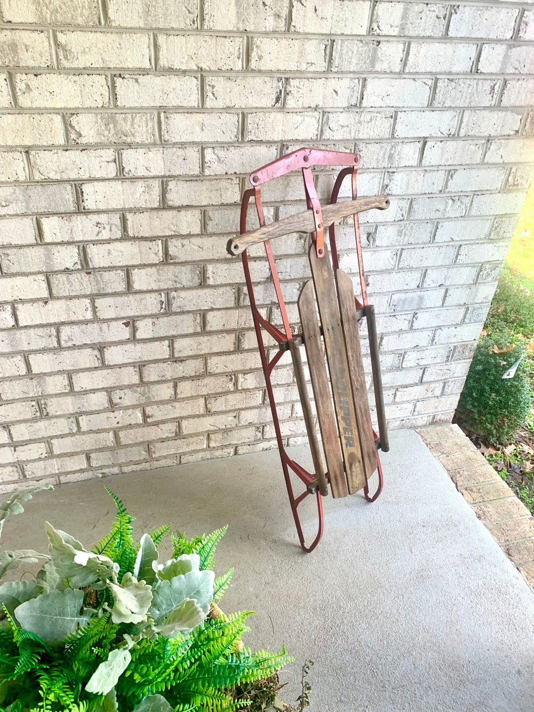 Vintage Yankee Clipper F021 Sled Flexible Flyer Metal Runner - Etsy