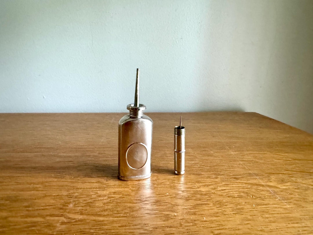 Vintage Small 1895 Oil Can | Tiny Oiler Bottle | Industrial Oil ...