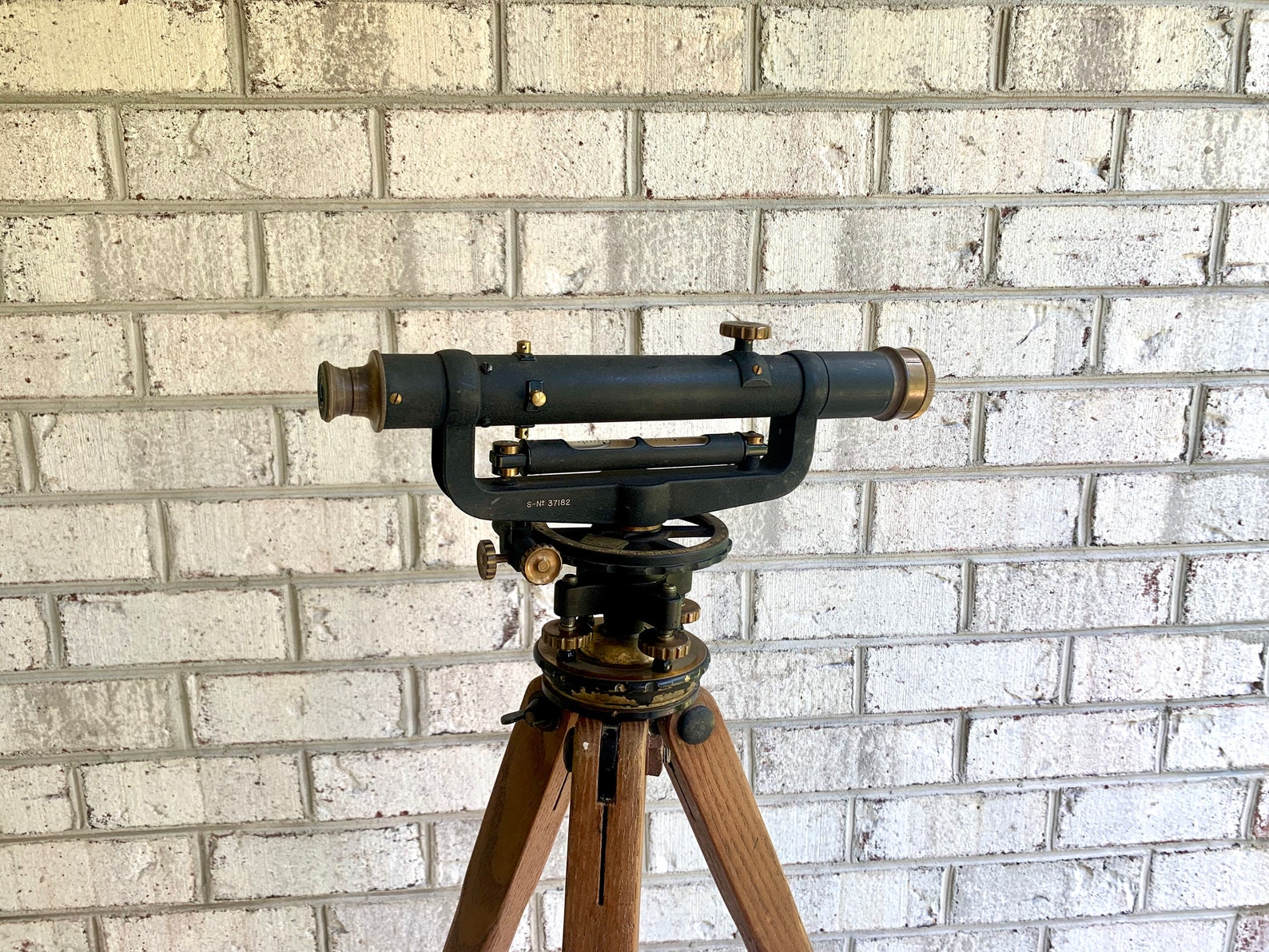 Vintage Surveyor's Transit Level and Tripod Wood Tripod - Etsy