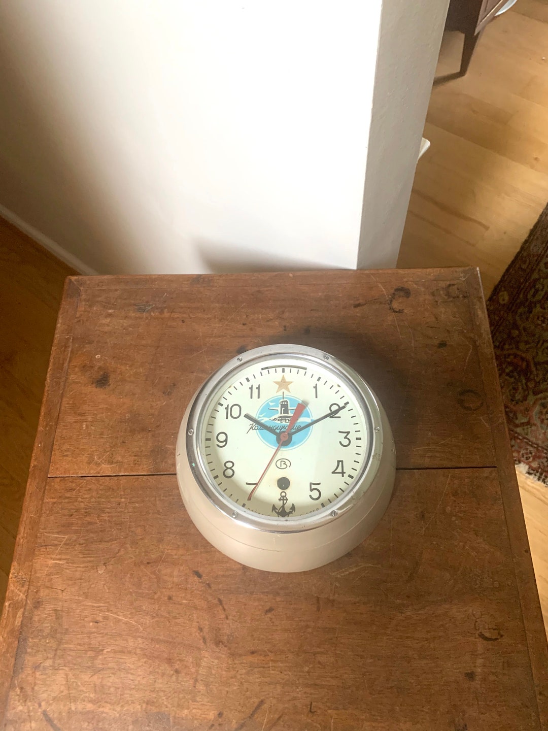 A Vintage Russian Submarine Clock | Soviet Military Ship Clock | Anti ...