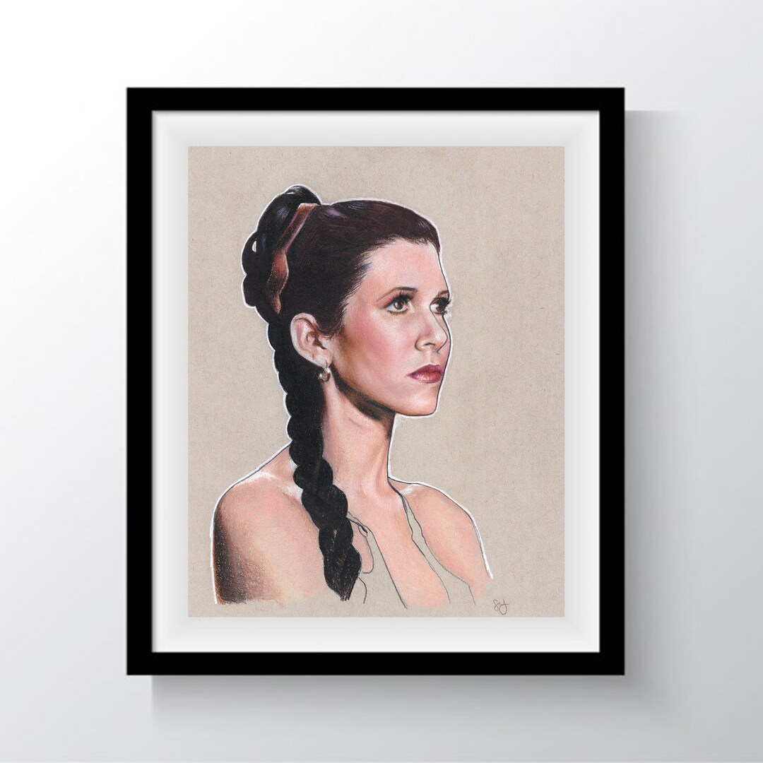 Princess Leia Portrait, Digital Download - Etsy