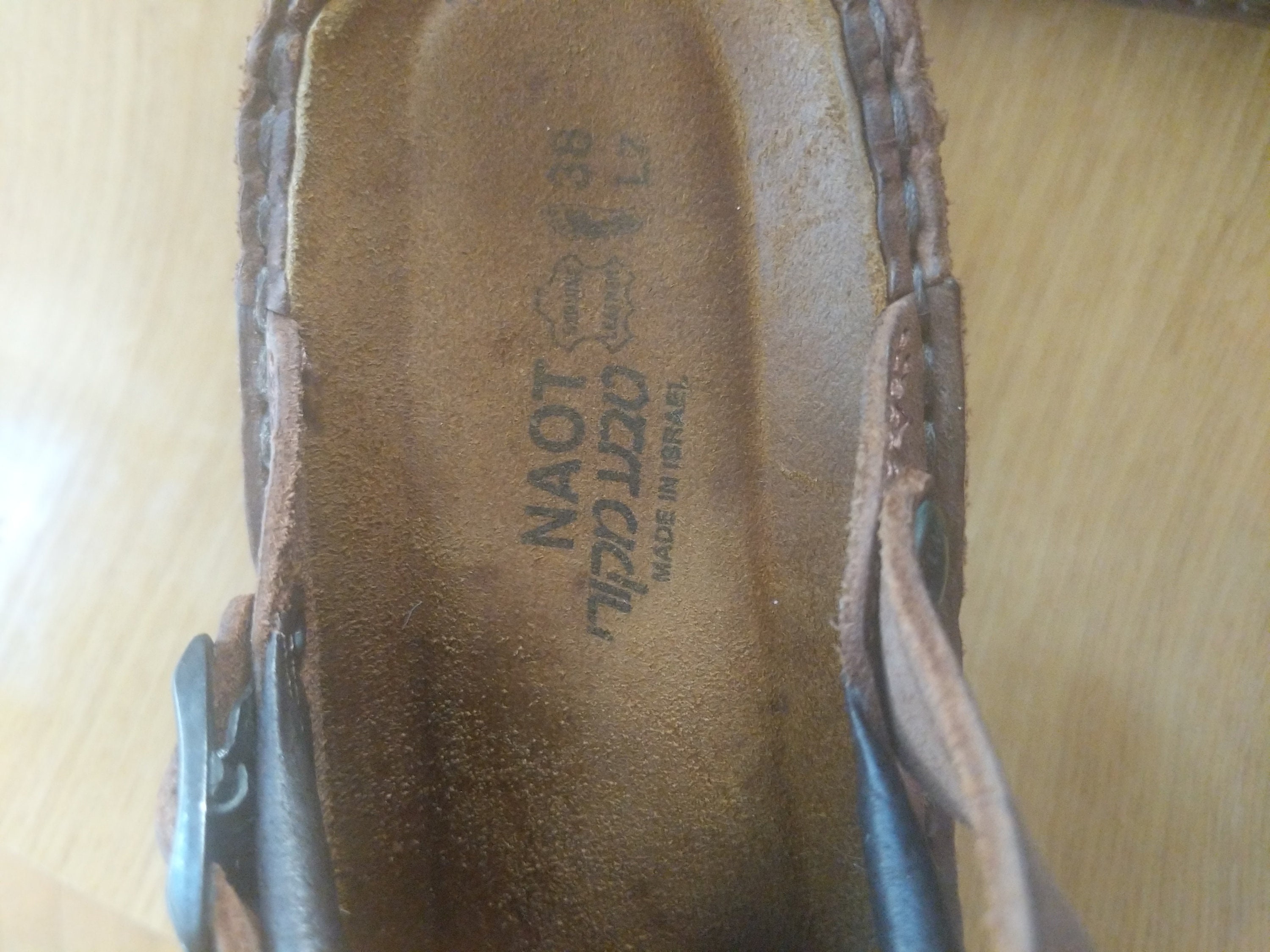 Professional Clog Naot Clogs Leather Work Shoe Brown Nubuck Nurse Shoes ...