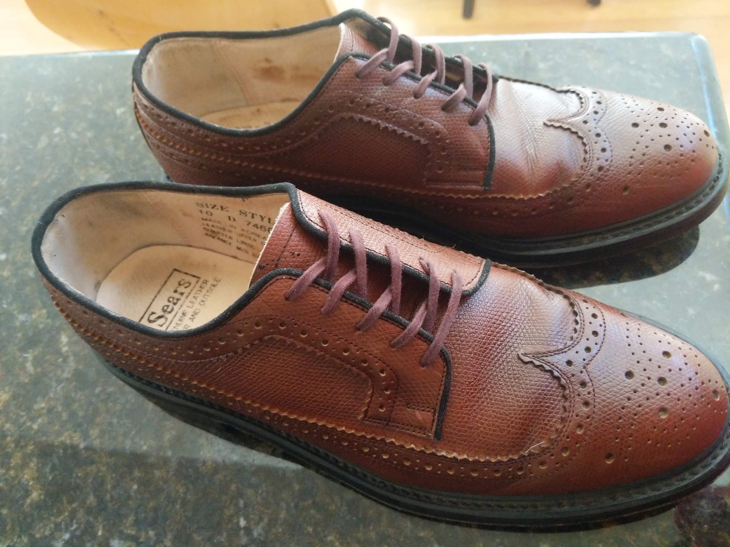 Men Brogue Shoes Wing Tip Shoes Brogue Oxford Shoes Vintage Oxfords ...