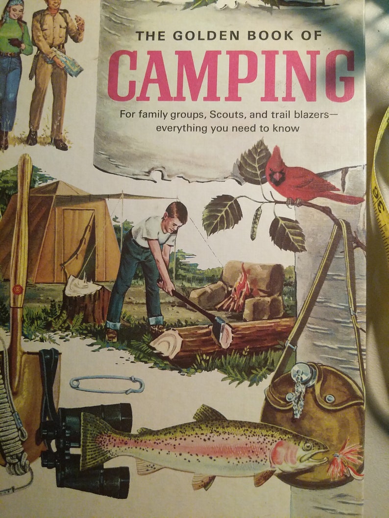 Little Golden Book 1950s Book MCM Book Vintage Camping Book Collect ...