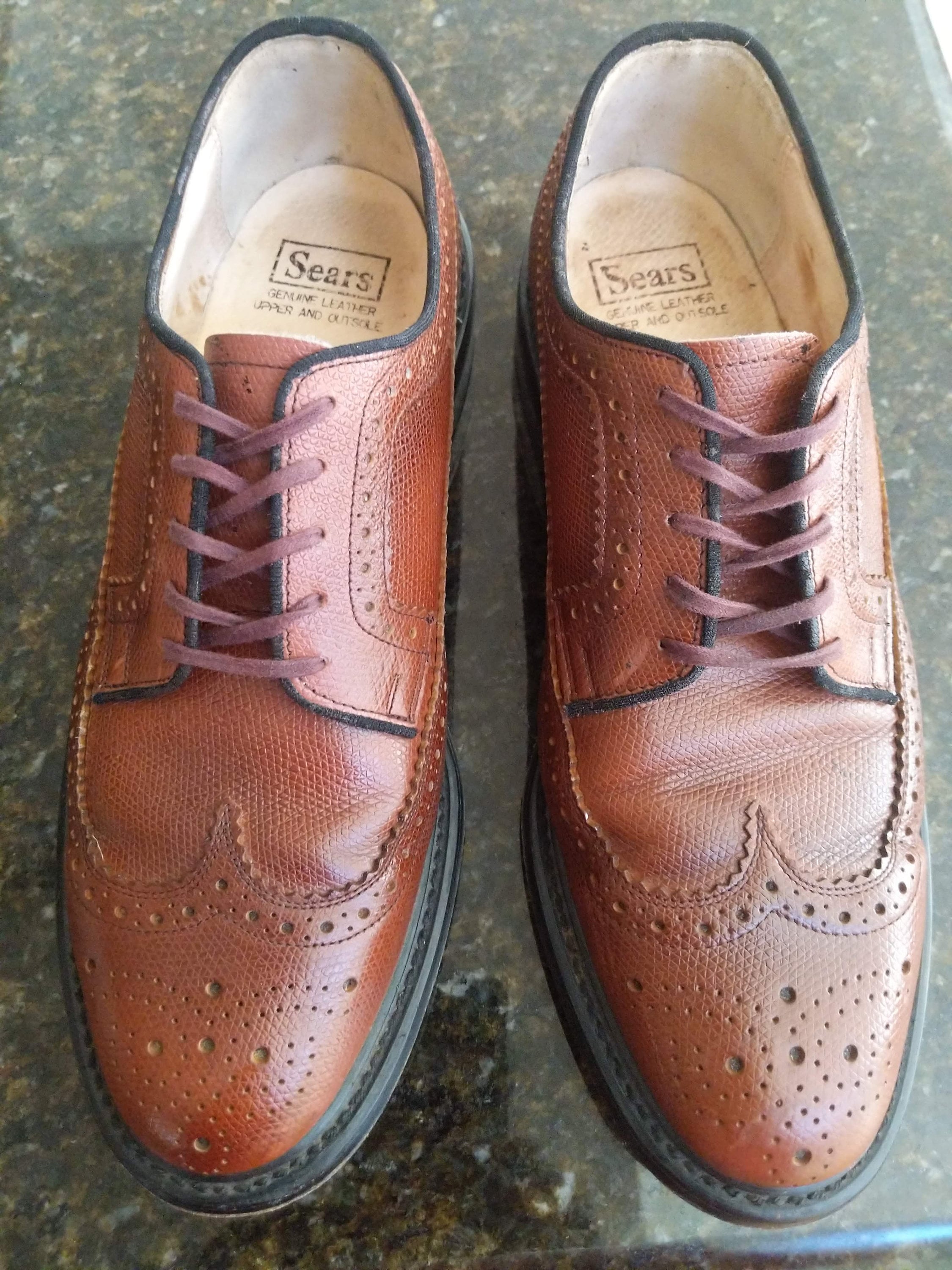 Men Brogue Shoes Wing Tip Shoes Brogue Oxford Shoes Vintage Oxfords ...