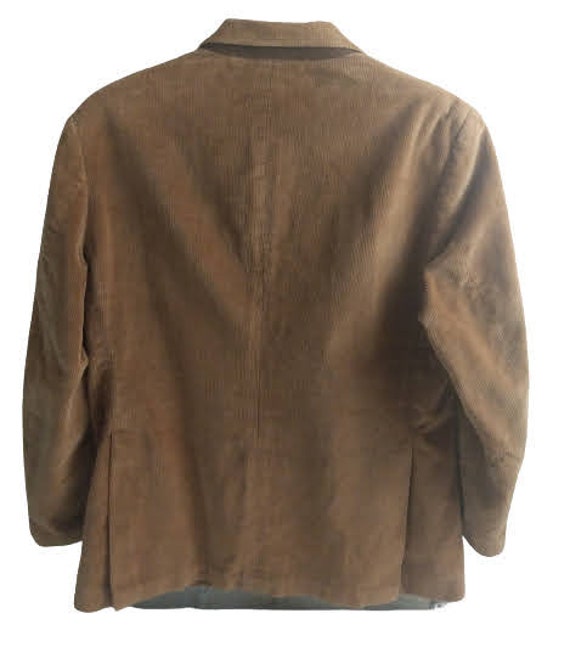 Mens 1970 70s Sports Jacket Vintage Blazer Corduroy … - Gem
