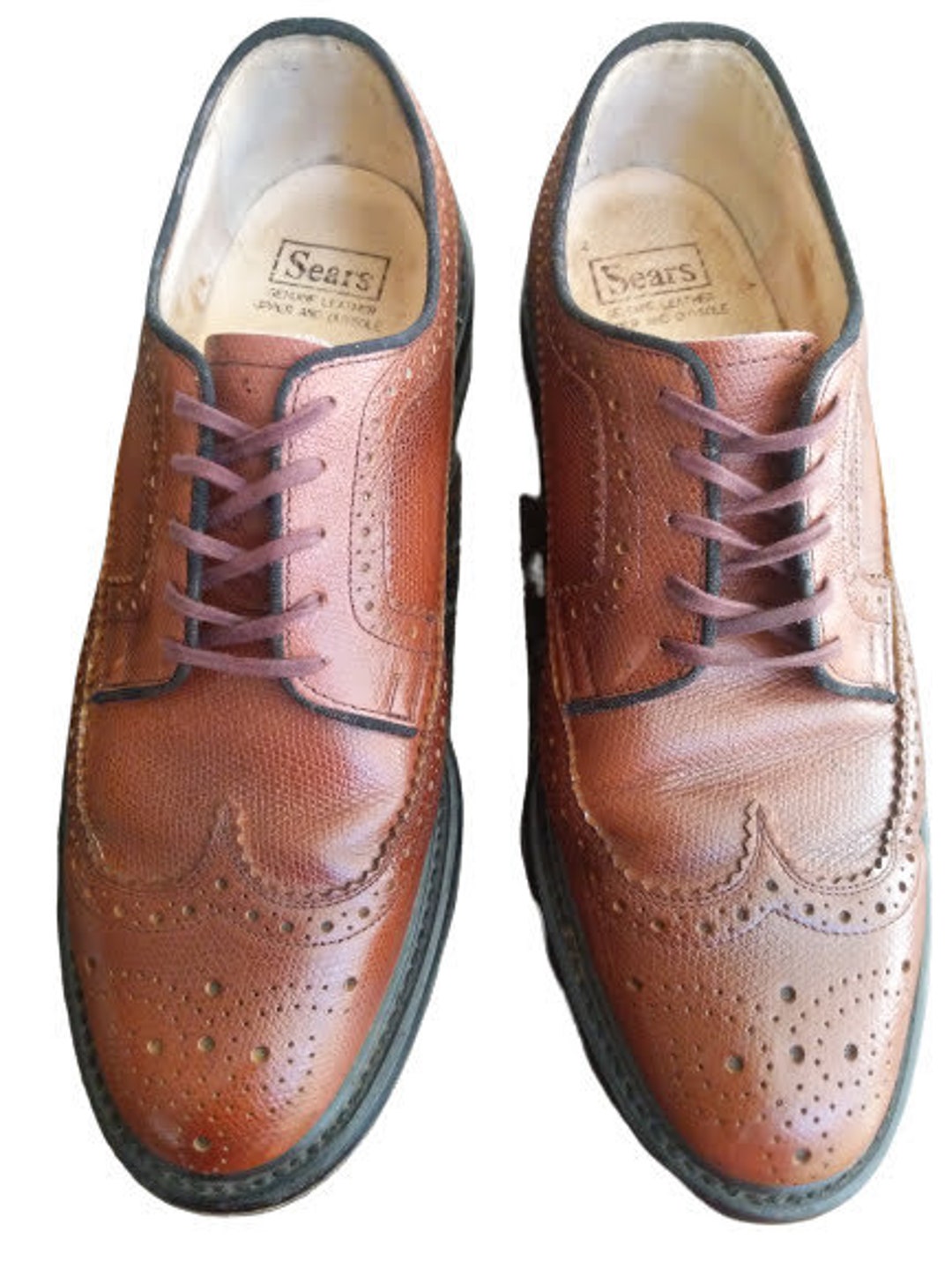 Men Brogue Shoes Wing Tip Shoes Brogue Oxford Shoes Vintage Oxfords ...