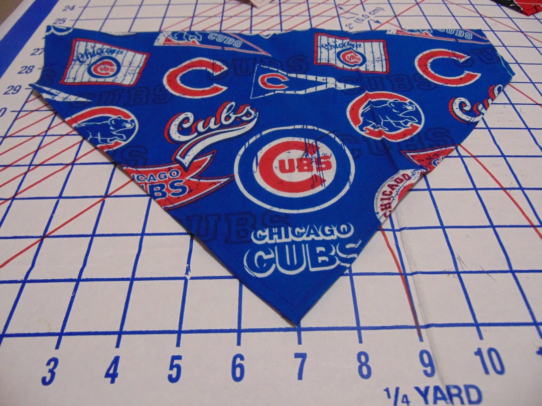 Chicago Cubs 11x9 Over the Collar Dog Cat Bandana - Etsy