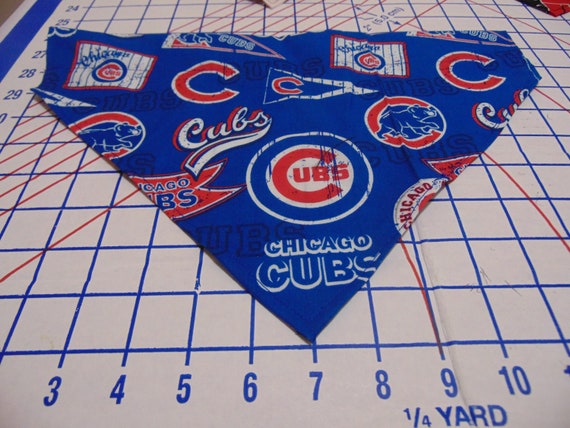 Chicago Cubs 11x9 Over the Collar Dog Cat Bandana - Etsy