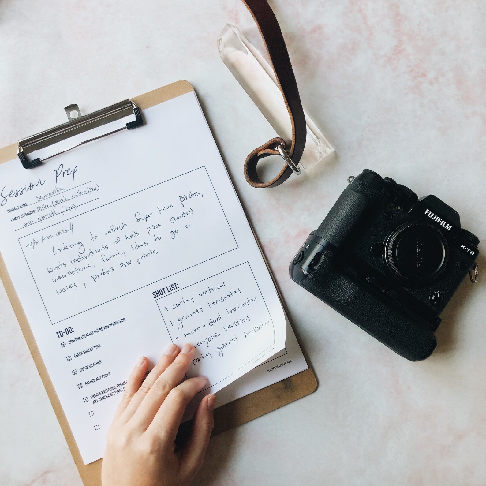 Client Workflow Printable for Photographers - Etsy