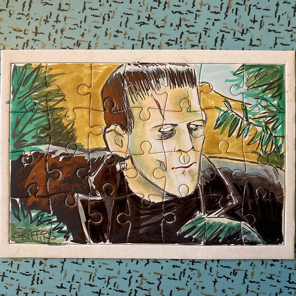 Universal Monster Jigsaw Puzzles - Etsy