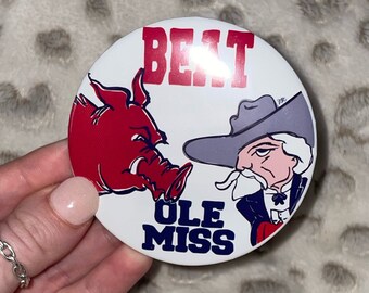 Ole Miss Game Day Buttons - Etsy