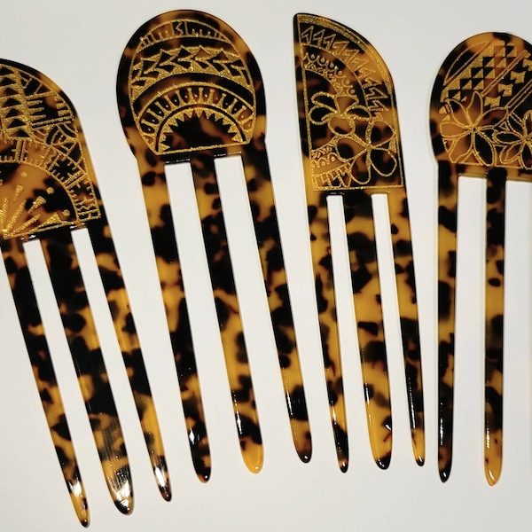 Wooden Turtle Hair - Etsy