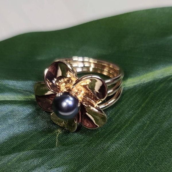 Polynesian Gold Ring - Etsy