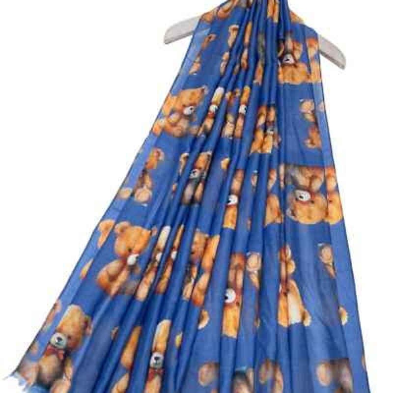 Teddy Bear Print Scarves - Etsy UK