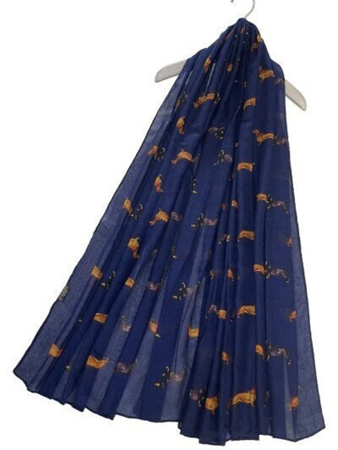 New Design Dachshund Sausage Daxi Dog Print Large Scarf Dog Lover Mum ...