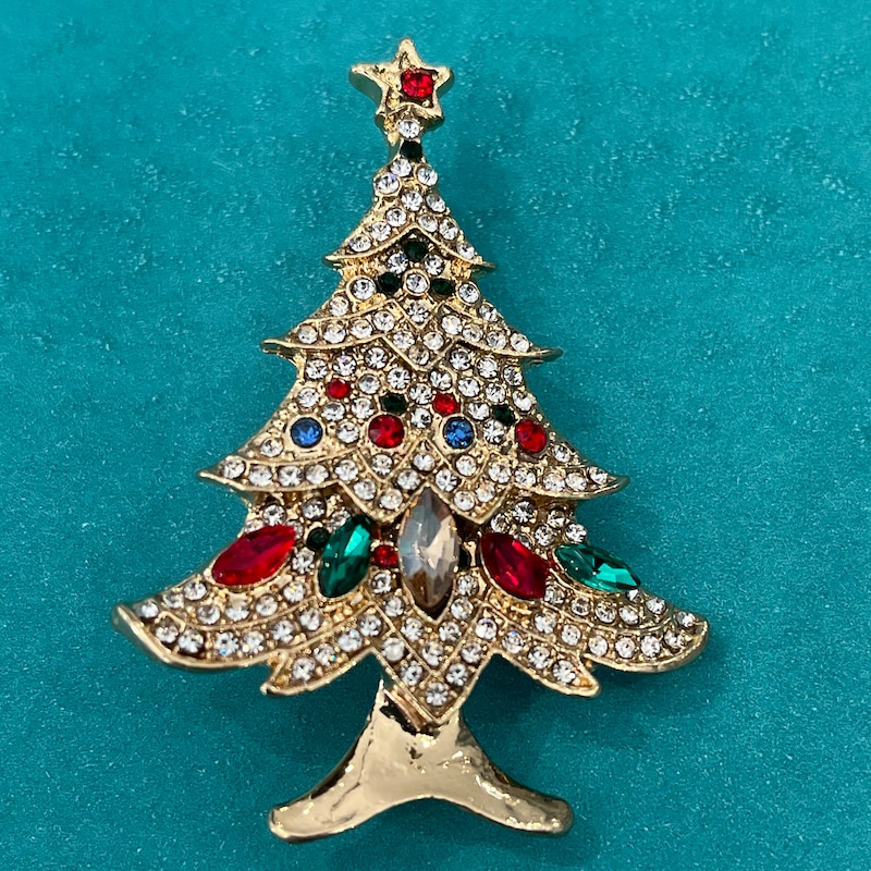 Christmas Tree Pin - Etsy