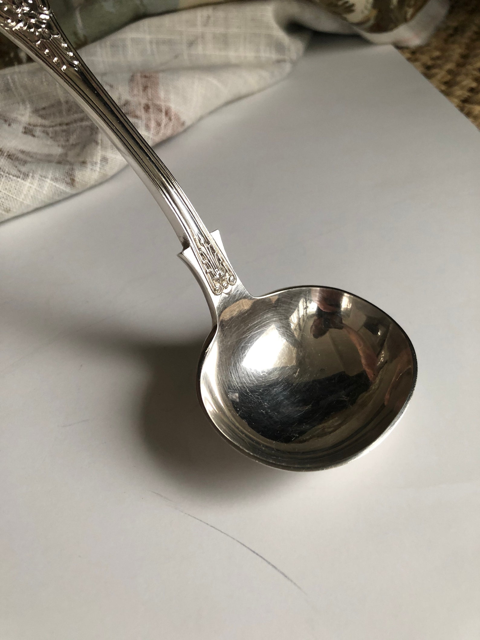 Vintage Silver Plate Sauce Ladle Gravy Ladle Soup Ladle - Etsy