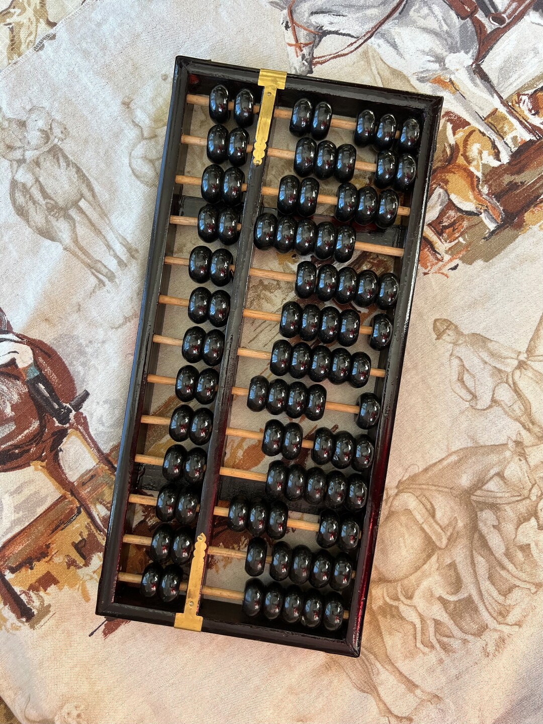 Vintage Large Wooden Abacus, Counting, Counting Tools, Calculator ...