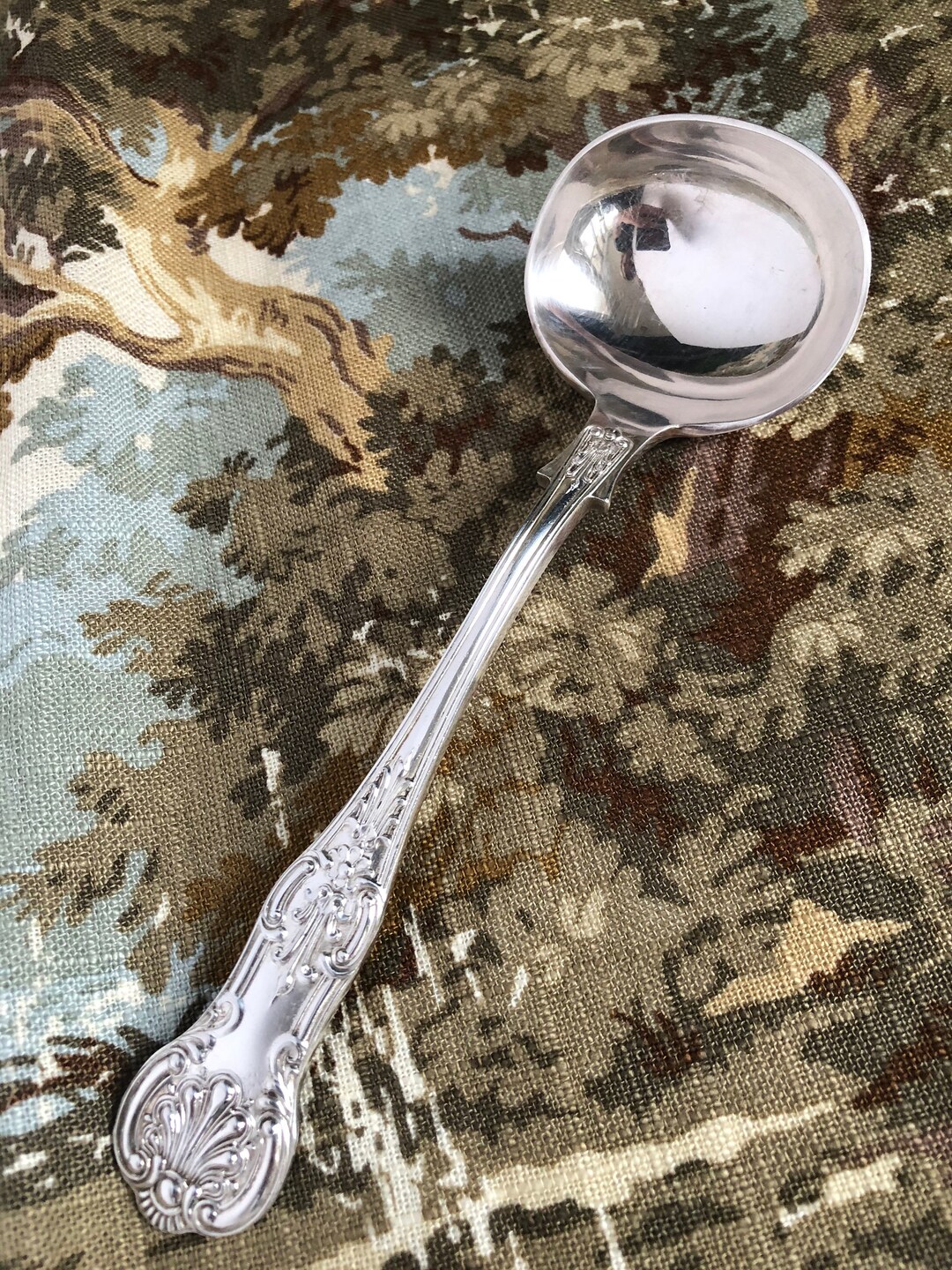 Vintage Silver Plate Sauce Ladle, Gravy Ladle, Soup Ladle, Made in ...