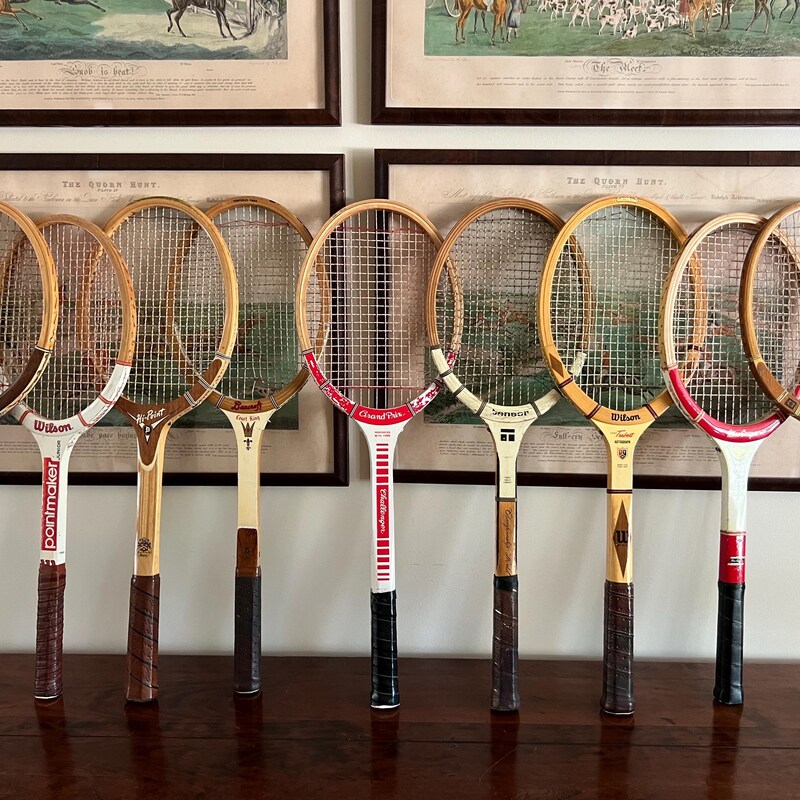 Wooden Tennis Racket - Etsy